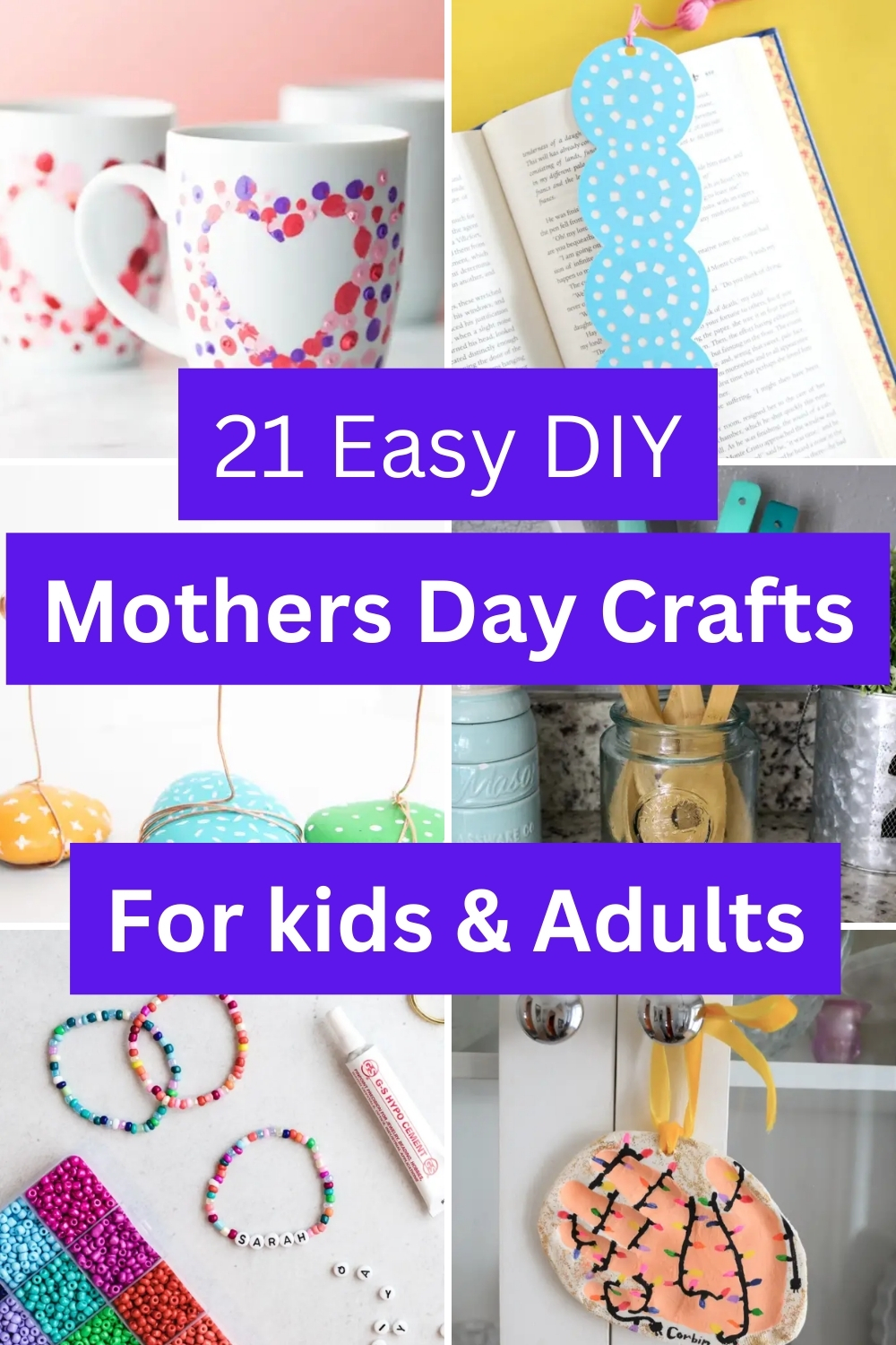 21 Heartwarming Mother's Day Crafts for Kids and Adults - DiscussDiy